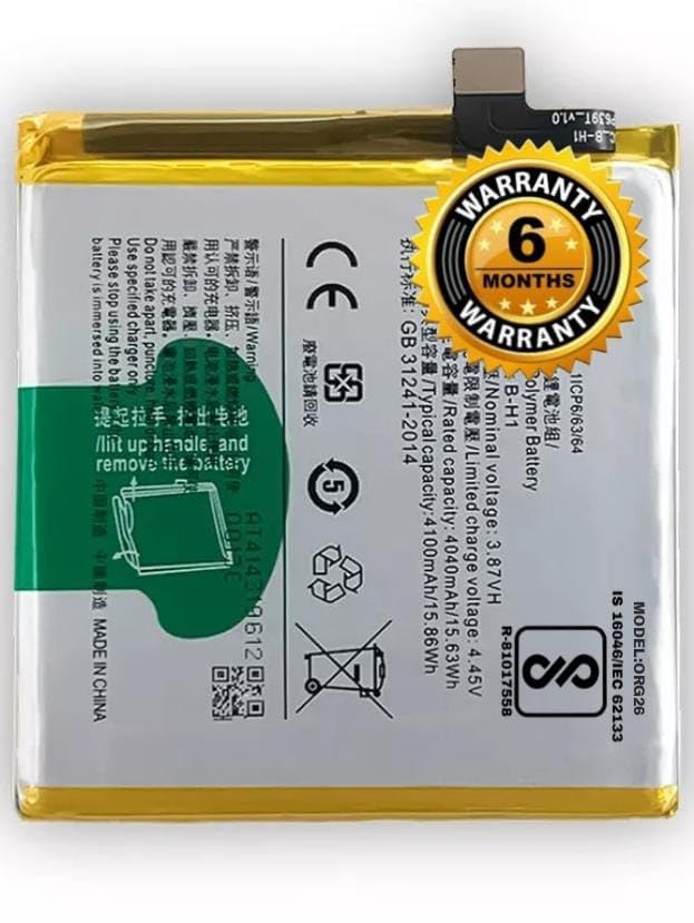 Original B-H1 Battery for Vivo V17 Pro 1909, PD1931F_EX, 1910 Battery ...