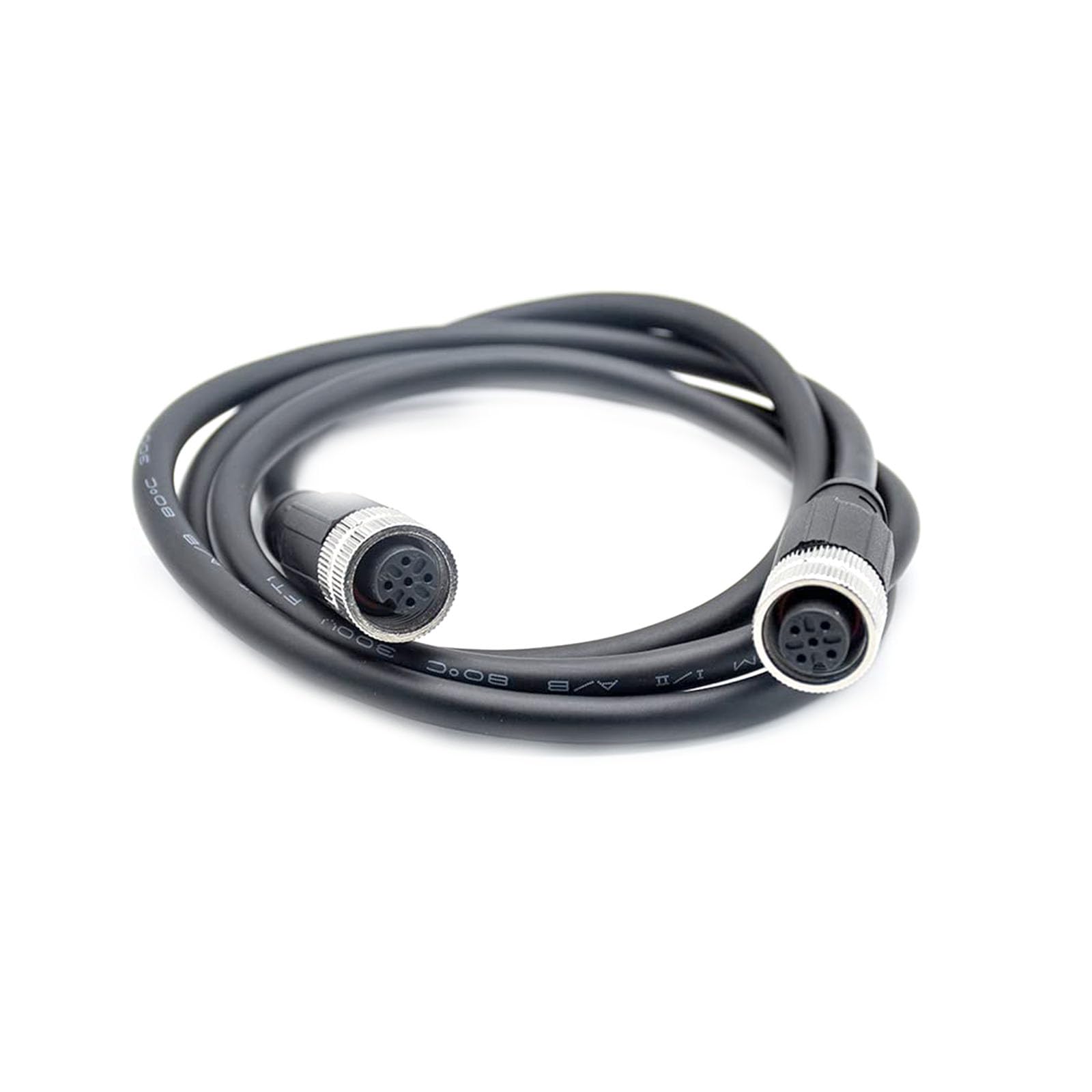 Amazon.com: keisnoaja M12 5 Pin Female to Female A Code Double Ended ...