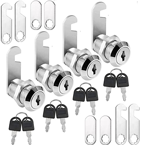 Litensh 4PCS 5/8 Inch Security Mailbox Lock, 16mm Letter Post Box Lock ...