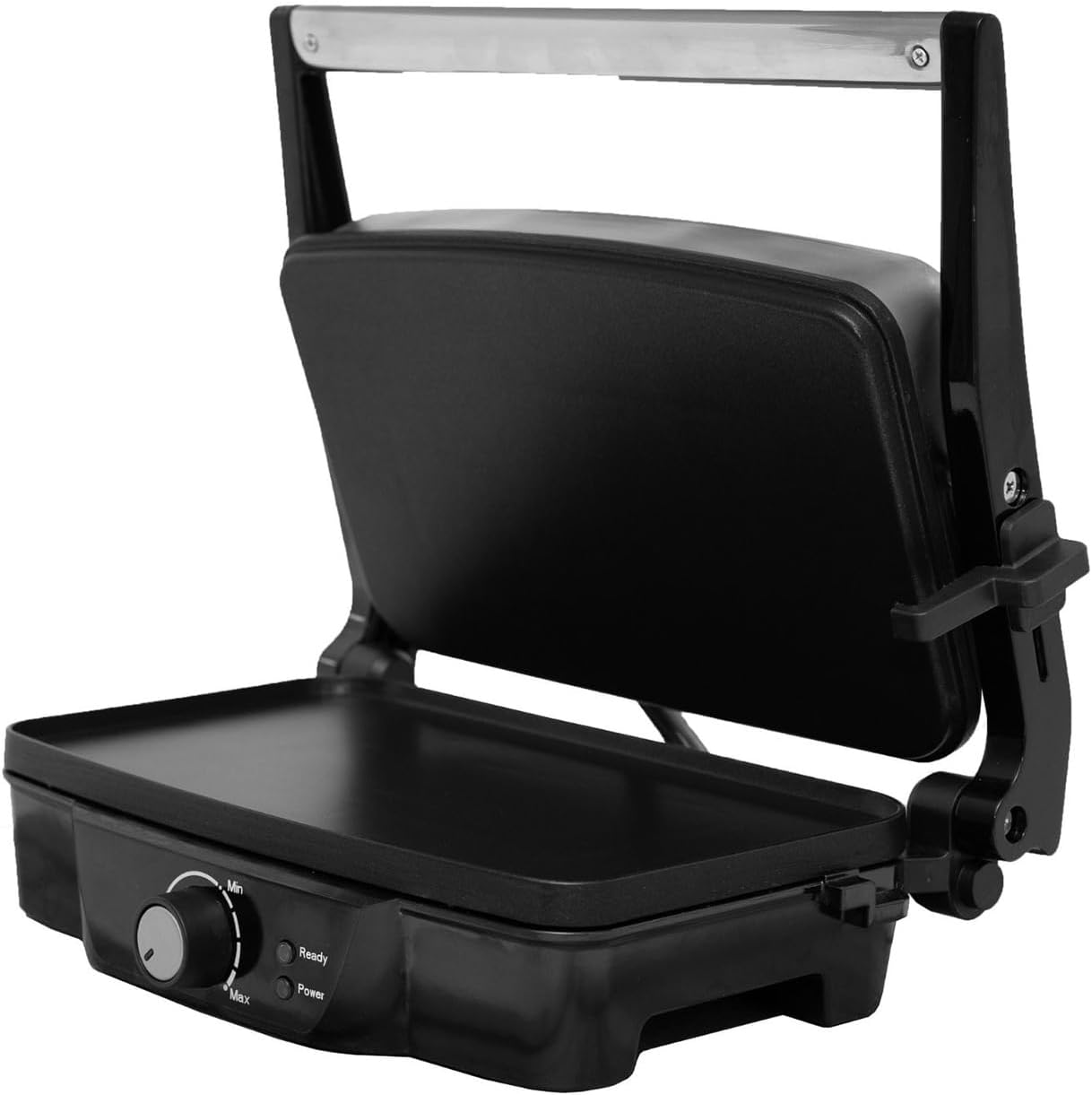 T-fal Parrilla Panini y Asadora 2 en 1 inoxidable con placas ...