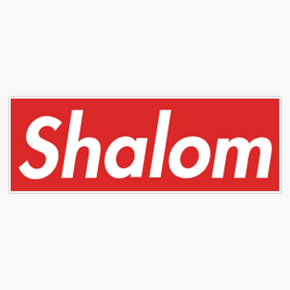 Amazon.com: Shalom Sticker Vinyl Bumper Sticker Decal Waterproof 5 ...