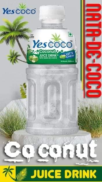 Yes Coco Coconut Juice Drink with Nata De Coco 320ML (Set of 6 ...