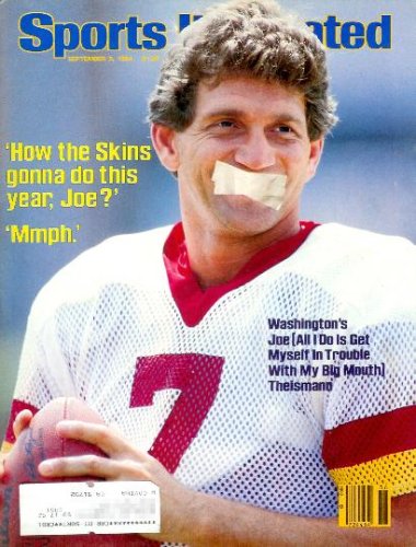 Sports Illustrated - September 3, 1984 Issue: Joe Theismann Cover, Greg ...