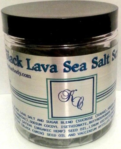 Amazon.com : Black Lava Sea Salt Scrub : Body Scrubs : Beauty ...