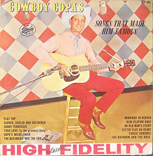 Amazon.com: COWBOY COPAS - songs that made him famous STARDAY 144 (LP ...