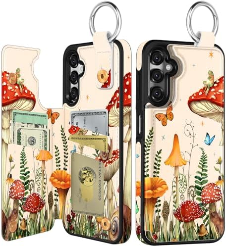Amazon.com: Shorogyt for Samsung Galaxy A25 5G Wallet Case with Card ...