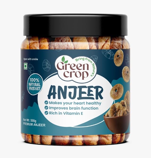 Green Crop Premium Afghani Anjeer - 250g | Dried Figs | Natural, Rich ...
