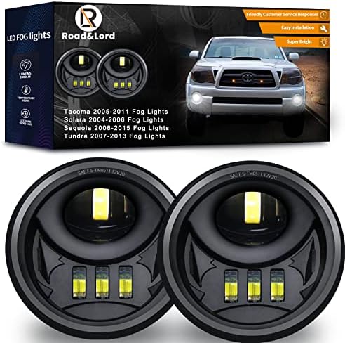 Amazon.com: RoadandLord LED Fog Lights for Tacoma 2005-2011/ Tundra ...