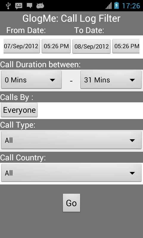 GlogMe - Call Log Filter - App on Amazon Appstore