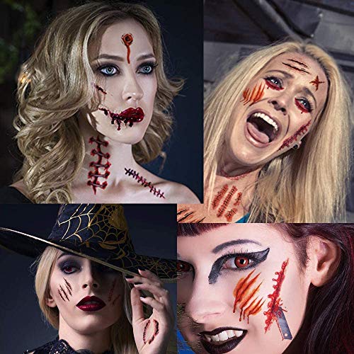 ENYACOS Fake Vampire Teeth with Tattoos, Vampire Teeth Adults Children ...
