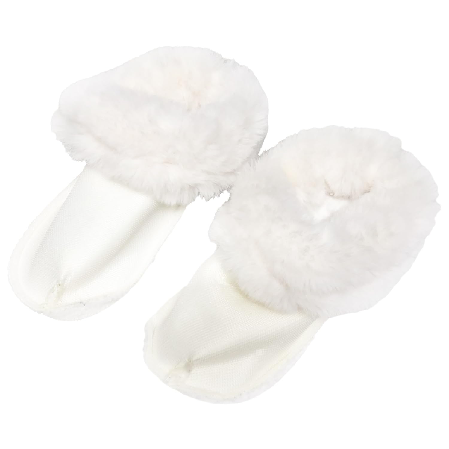 1 Pair White Fluffy Crocs Liners, Warm Plush Liners Clogs Replacement ...