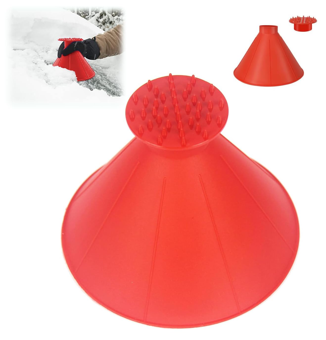 Norhogo Magical Round Windshield Ice Scrapers Auto, Ice Scrapers for ...