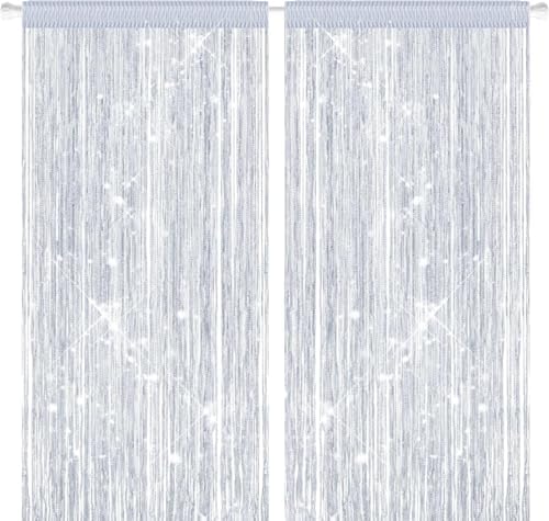 2PCS Beaded Door Curtain 100 x 200cm Door Fly Screen Curtain Fly ...