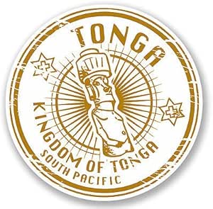 Amazon.com: 2 x Kingdom of Tonga Stickers : Toys & Games