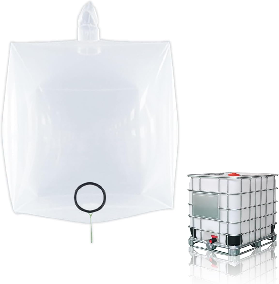 Amazon.com : Esamploe IBC Tote Cover,IBC Water Storage Tank Liner Bag ...