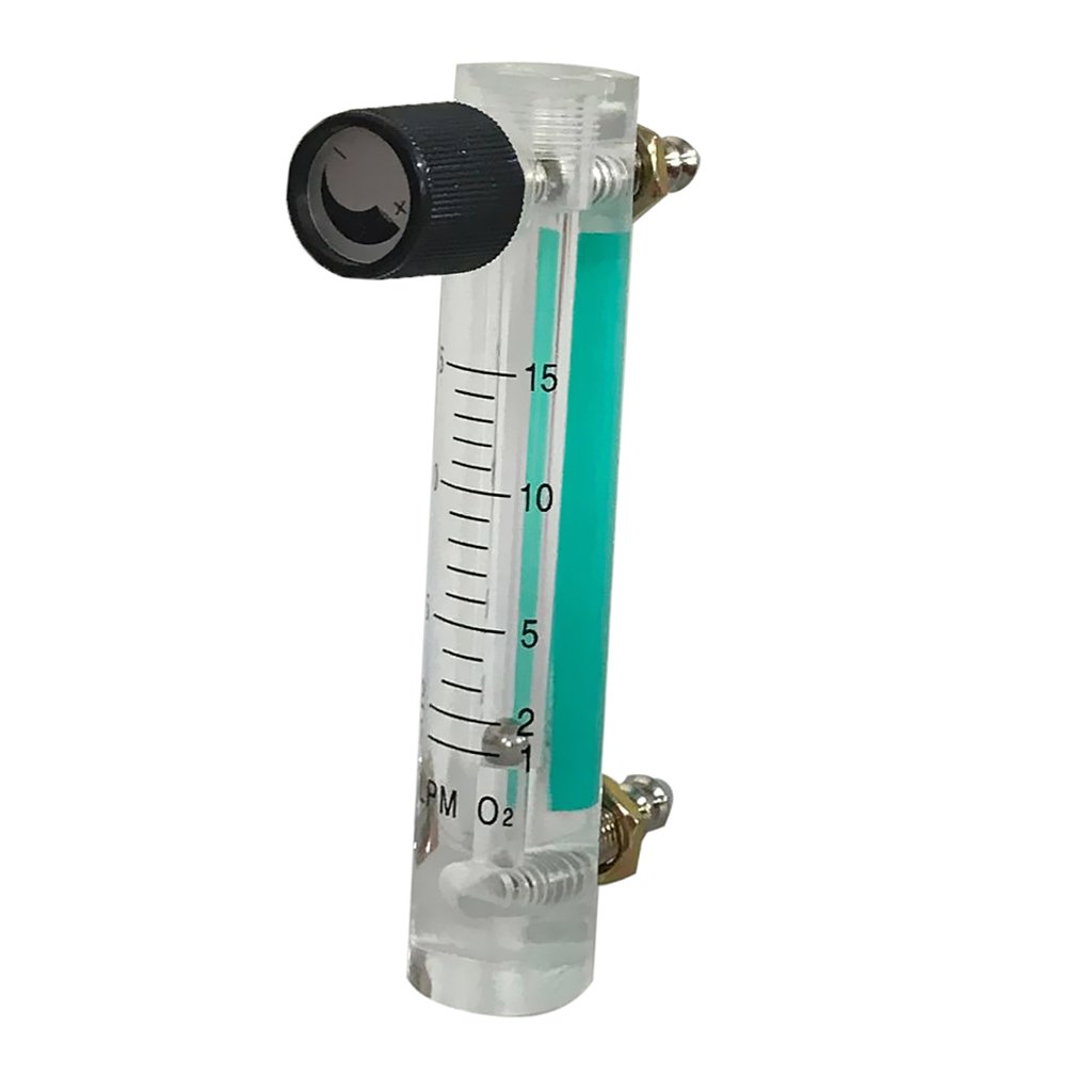 EleXAR Oxygen Flow Meter Flowmeter With Control Valve For Oxygen Air 1 ...