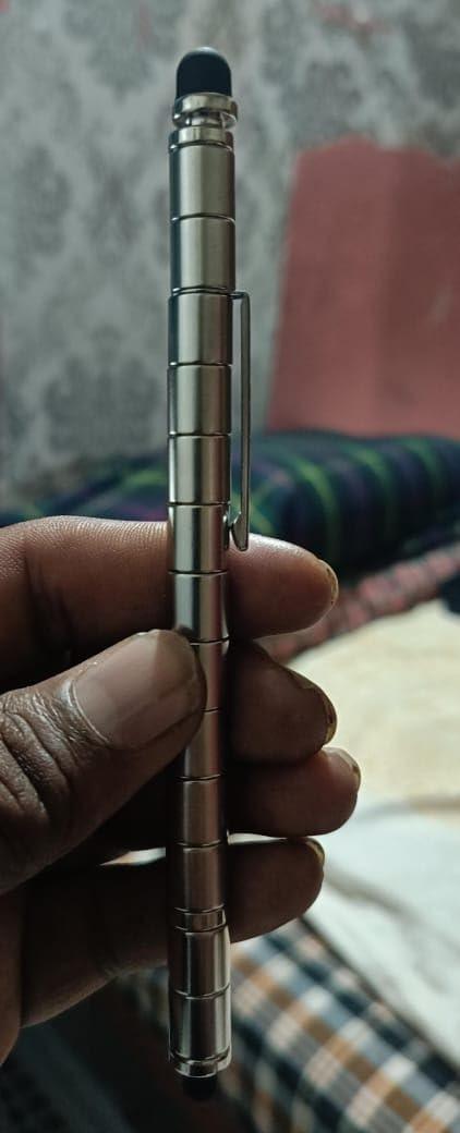 PANISHKA Fidget Toys Pen,Magnetic Pen,Decompression Magnetic Metal Pen ...