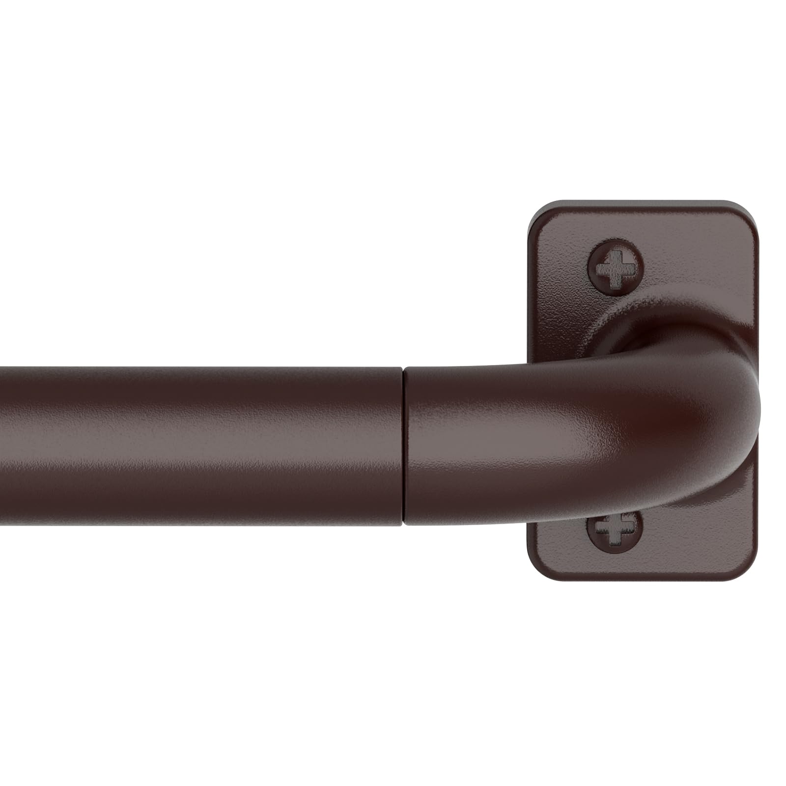 Amazon.com: GXOACKJ Brown Curtain Rods for Windows 48 to 78, 1 inch ...