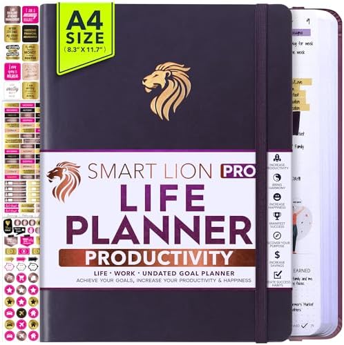 Amazon.com : Life & Work Planner - 12 Month Goal Planner, Productivity ...