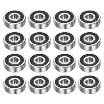 Kozelo 16pcs 625-2RS Deep Groove Ball Bearings - [5mm Bore x 16mm OD x ...
