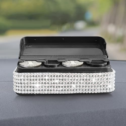Amazon.com: INSTOME Bling Coin Holder for Car,Bling Coin Change ...