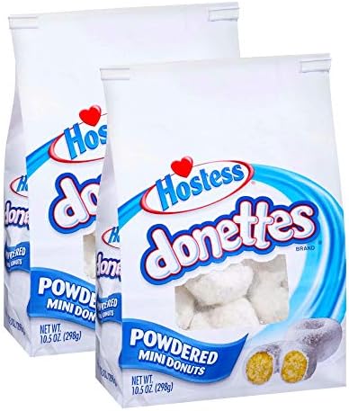 Amazon.com: Hostess Donettes, Mini Donuts (Pack of 2) (Powdered ...