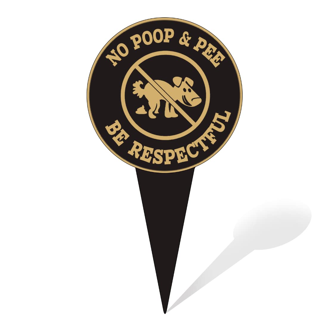 Amazon.com : No Dog Pee Signs for Yard - No Dog Poop Signs - No Dog ...