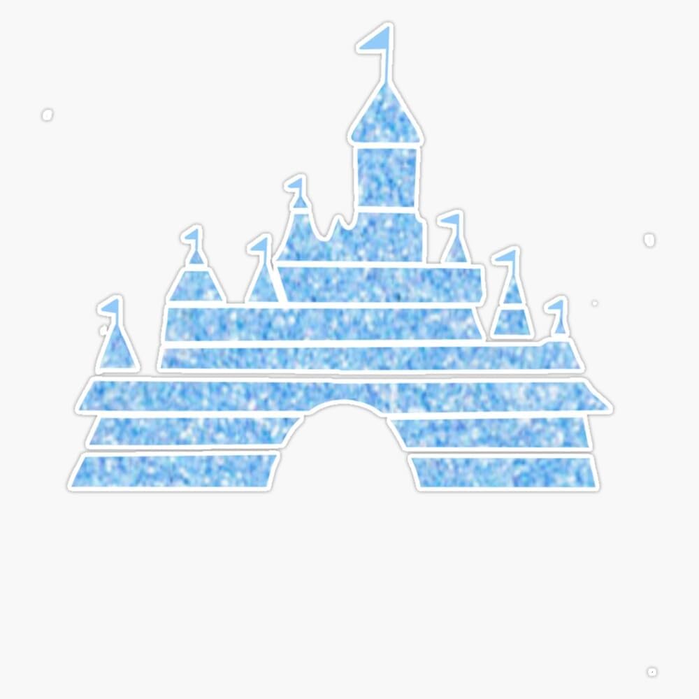 Amazon.com: Sparkly Castle Sticker Vinyl Waterproof Sticker Decal Car ...