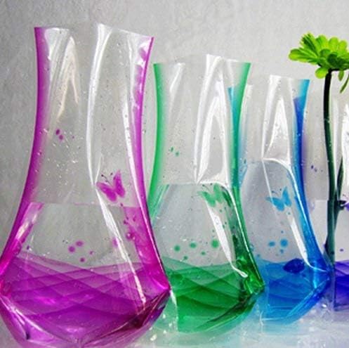 Amazon.com: Foldable Plastic Vase 20pcs Portable,expandable,reusable ...