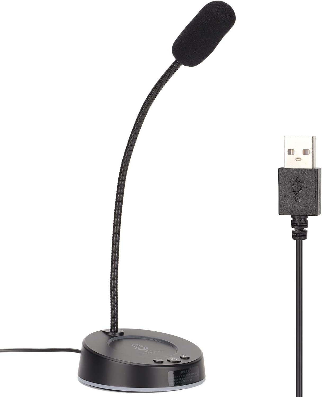 Amazon.com: Desktop Microphone Noise Canceling Interference PC ...