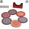 GKd Coaster Set of 6 Beautiful Wooden Coasters with Proper Coaster ...