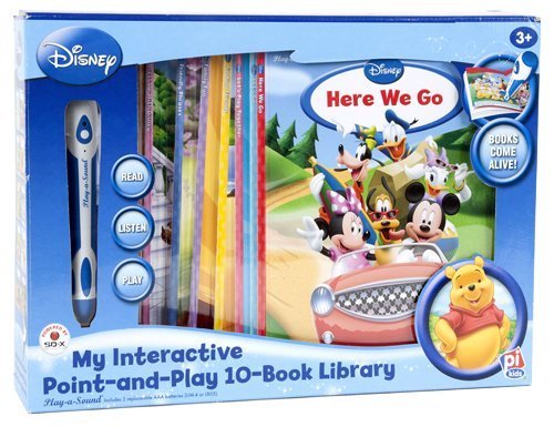 My Interactive Point-and-Play with Disney 10-Book Library (blue box ...