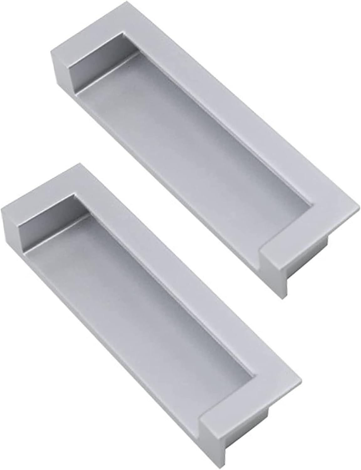 Cabinet Hardware Aluminum Alloy Embedded Handle Recessed Finger Pulls ...