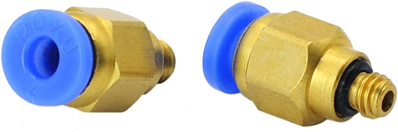 Amazon.com: Air Hose Fittings PC4-M5 Pneumatic Connectors 20Pcs 4mm to ...
