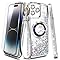 Amazon.com: WDHD Designed for iPhone 15 Pro Max Magnetic Case with MagSafe, Glitter Floating ...