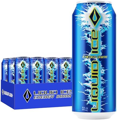 Amazon.com : Liquid Ice Active Energy Drink - Arctic Zero, 0 Sugar ...