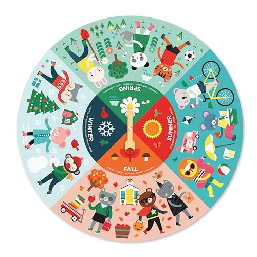 Snapklik.com : Seasons Floor Puzzle - Learn The Four Seasons - Includes ...