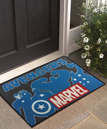 Buy Athom Trendz Polyester Marvel Door Mat - Standard, Multicolor ...