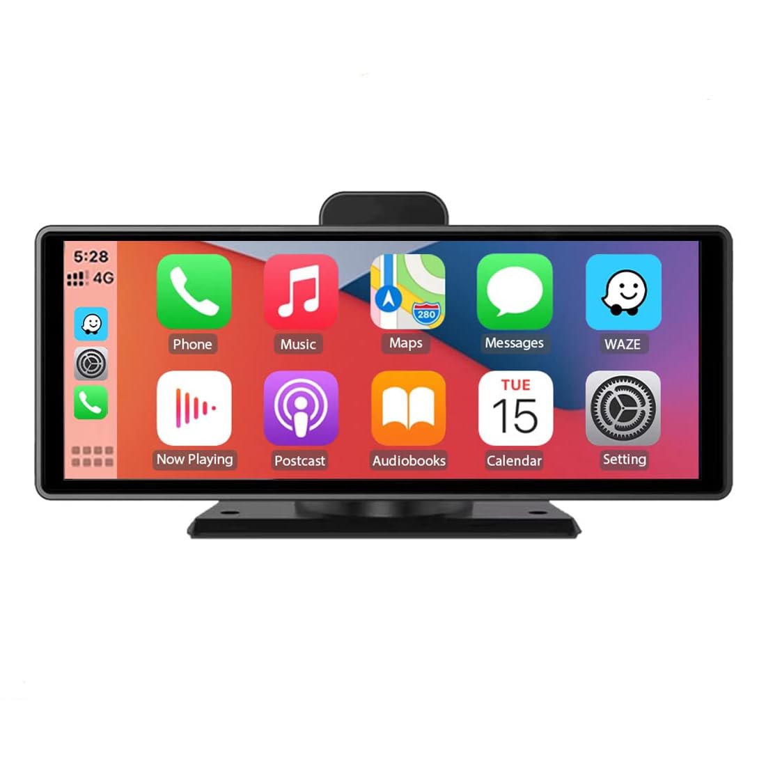 Amazon.com: 10Inch Touchscreen Dash Cam Wireless Carplay & Android Auto ...