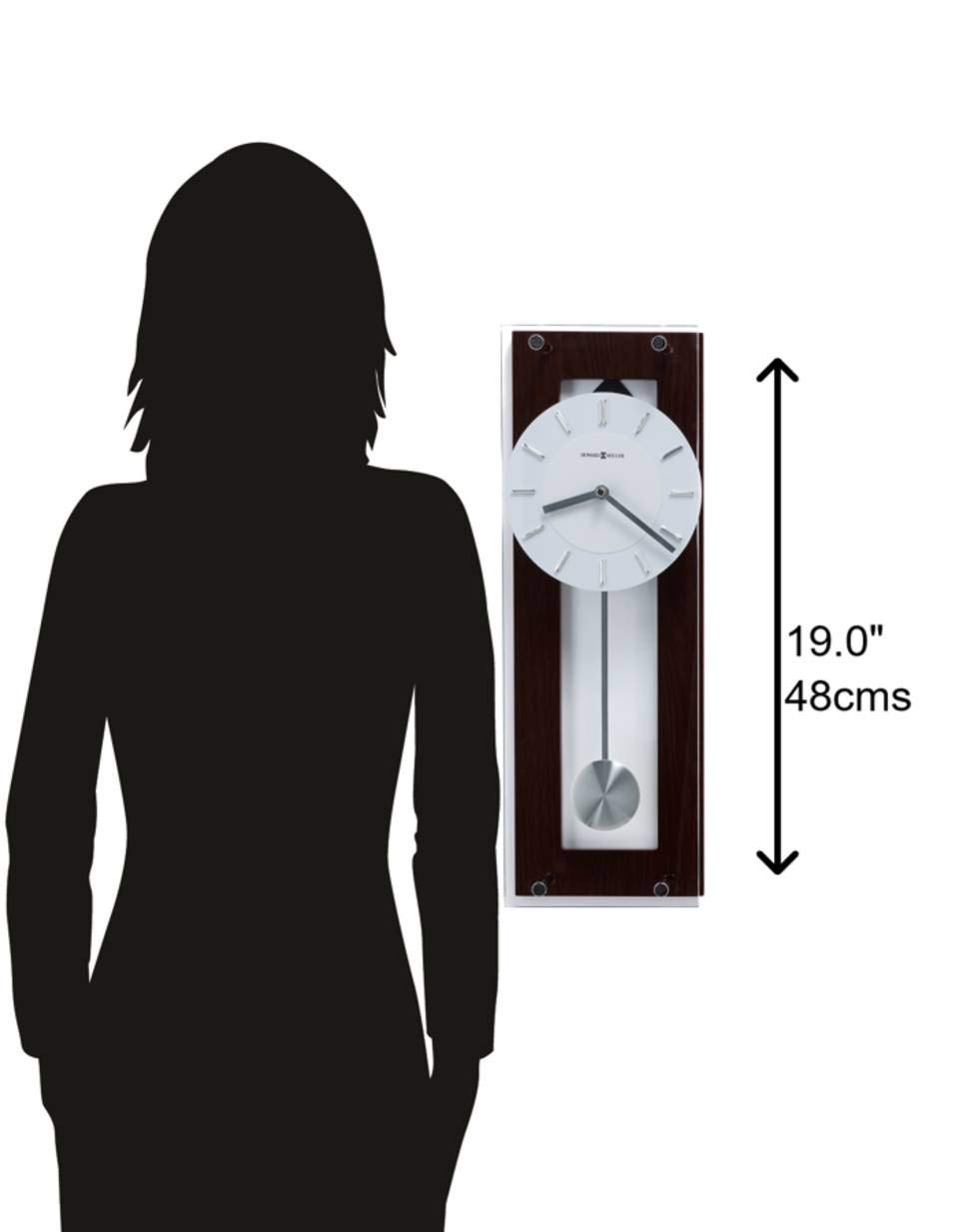 Howard Miller Adams Wall-Clocks, Black Coffee