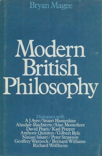 Modern British philosophy;: Magee, Bryan: 9780436271038: Amazon.com: Books