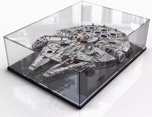 Acrylic Display Case for Lego 75192 Millennium Falcon Model, Dustproof ...