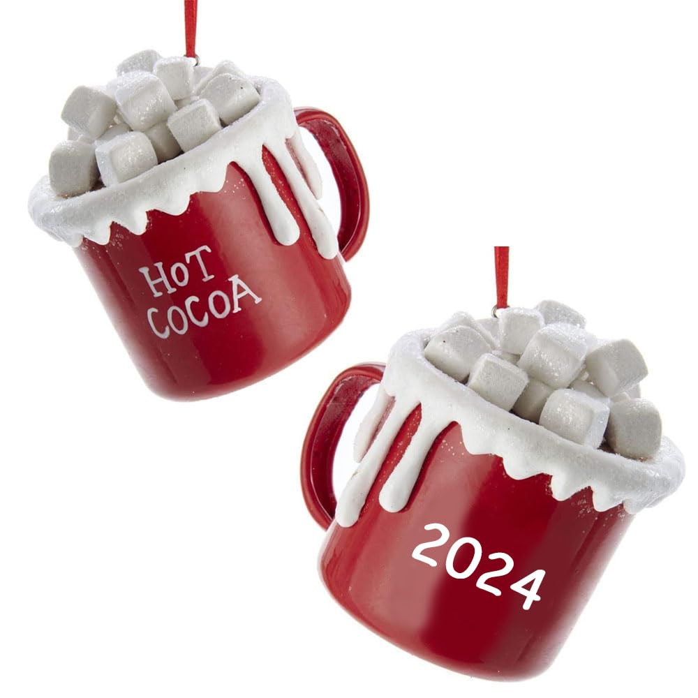 Amazon.com: Hot Cocoa Christmas Ornament, Hot Chocolate and ...