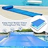 Amazon.com : Goplus Pool Cover, 16 x 32 FT Solar Blanket 12 Mil with ...