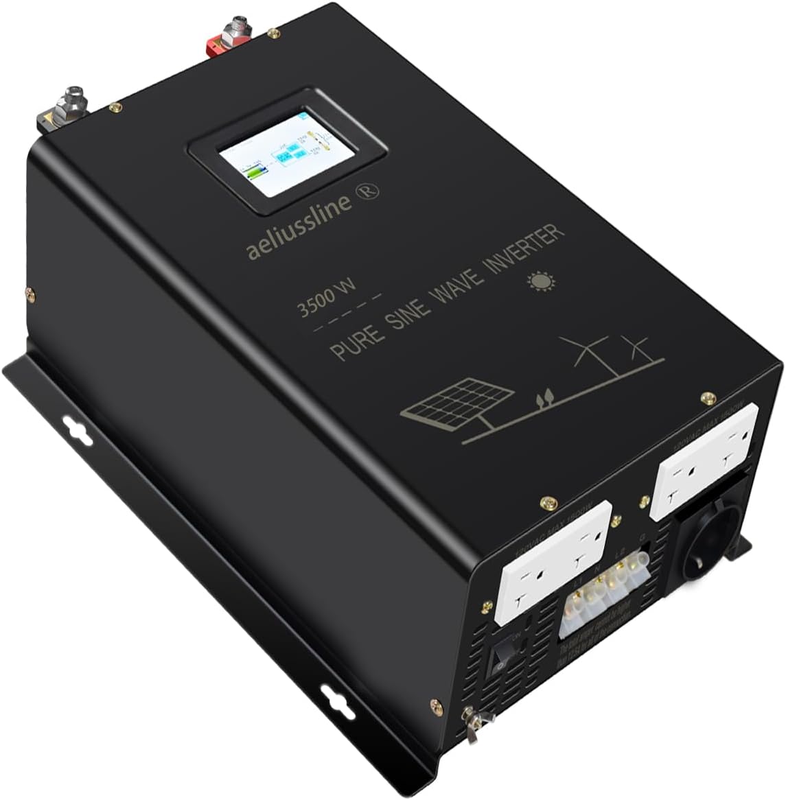 Amazon.com: aeliussine 3500W 48v Pure Sine Wave Split Phase Inverter ...