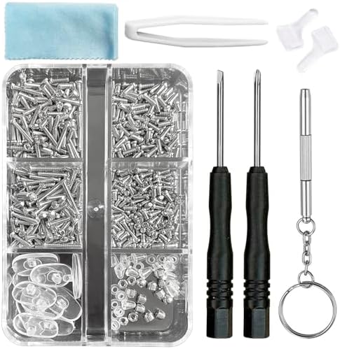 Amazon.com: PFDHQS Eyeglass Repair Kit - 24 Types of Eyeglass Screw ...