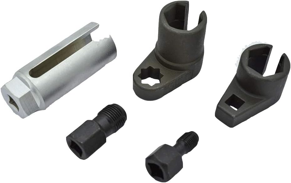 Amazon.com: JINDITAI 5PC 3/8 Dr 22mm Oxygen Sensor Remove Socket Set ...