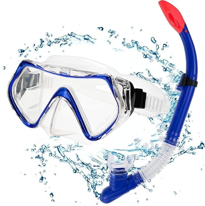 Buy OCTOPUSPRIME Swimming Mask Diving Goggles with Silicone Breathing ...