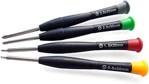 4Pcs Triwing Tripoint Screwdriver Set for Nintendo Switch JoyCon Wii DS ...