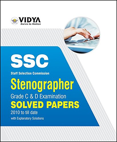 Buy SSC Stenographer Grade C&D Examination Solved Papers Book Online at ...